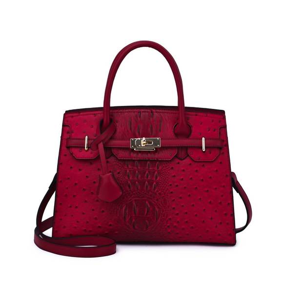 Mellow World | Bags | New Mellow World Womens Virginia Ostrich Embossed ...